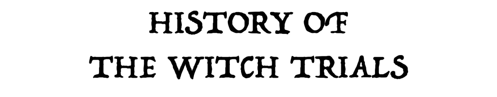 HISTORY – Witches of Islandmagee